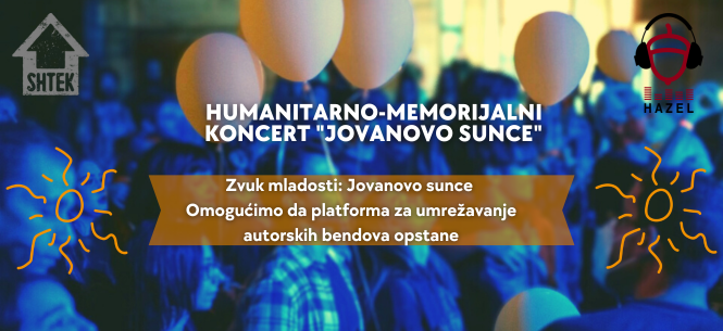 Jovanovo sunce: Podržimo koncert za predstavljanje autorskih bendova | Donacije.rs